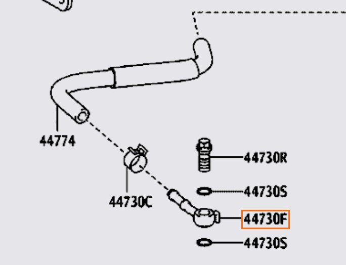 Genuine OEM 2JZGTE Intake Brake Booster Union - 90405-09173 – OEM 4 JDM ...