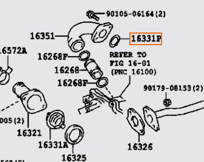 Genuine OEM 1JZ & 2JZ GE Waterneck to Head O-Ring - 96761-24028 – OEM 4 ...