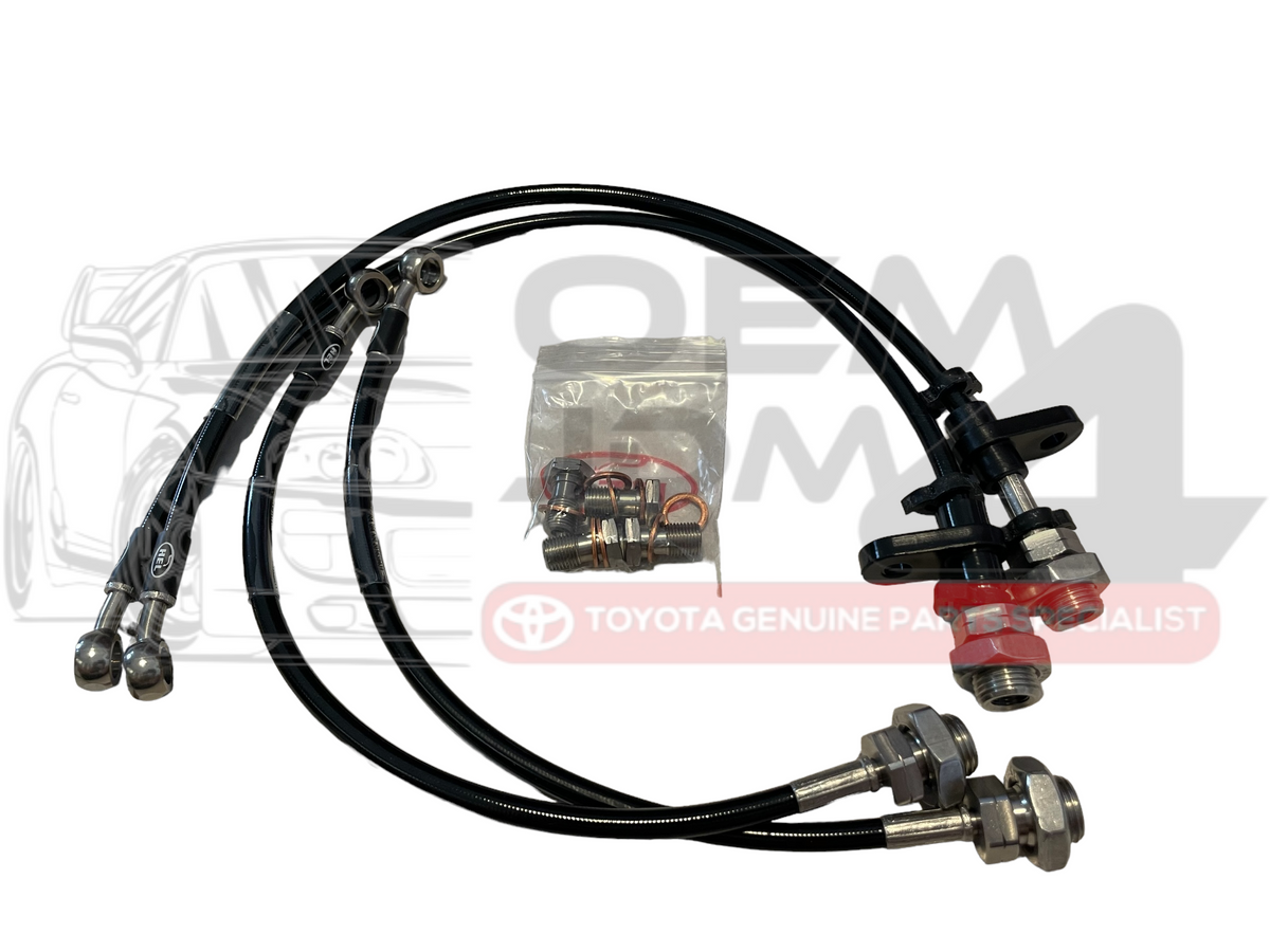 HEL PERFORMANCE BRAIDED BRAKE LINE KIT - Toyota Chaser X100 JZX100 (19 ...