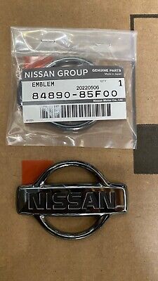 Genuine OEM Nissan S15 Rear “Nissan” badge - 84890-85F00 (Black Chrome ...